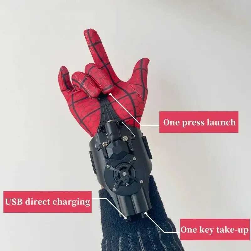 Spider-Man ☆ Web Shooters Launcher Device Anime Spiderman Peter Cosplay ...