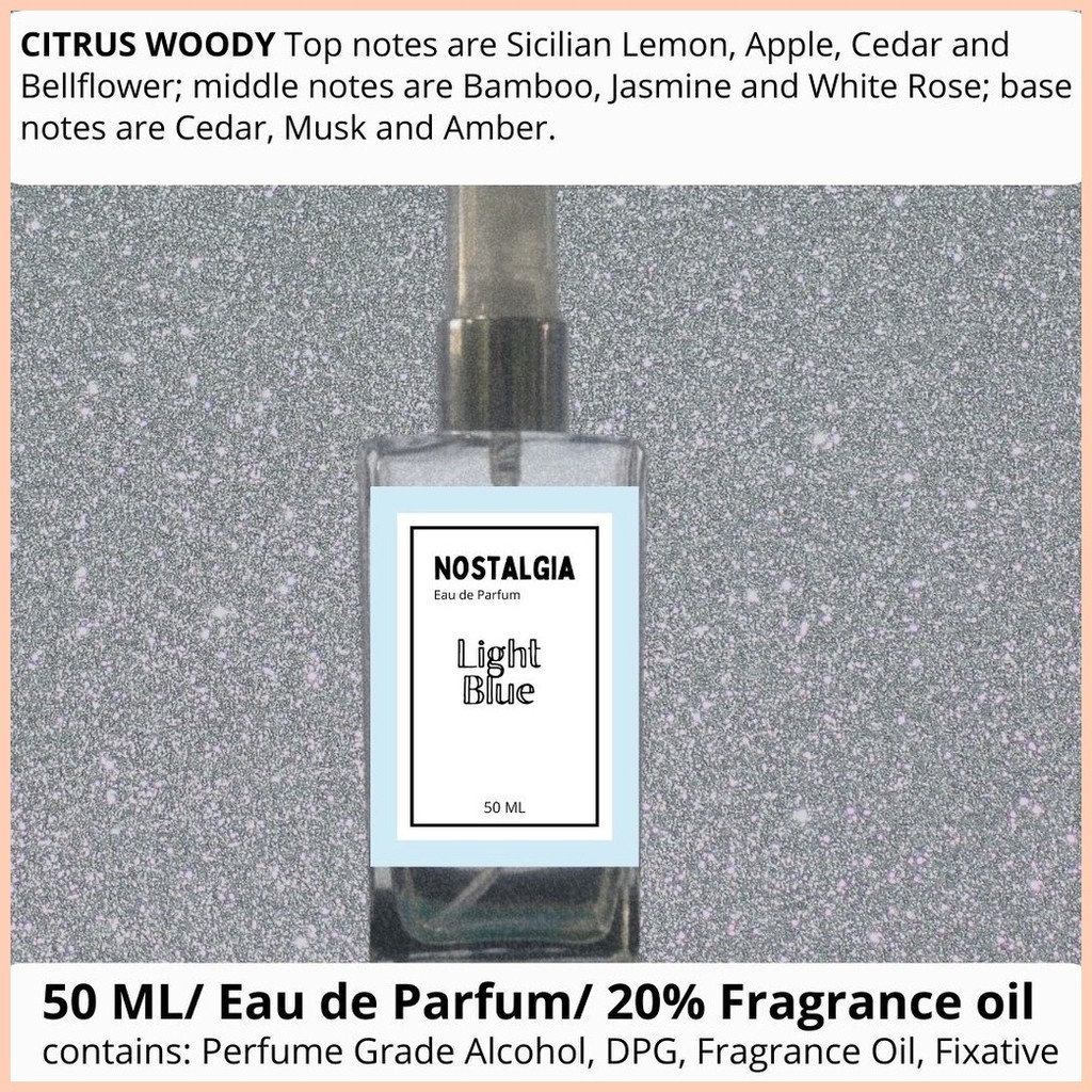 ¤ ∆ ☇ DnG LIGHT BLUE Oil Based Perfume | Shopee Philippines