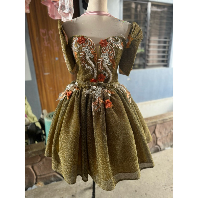 filipiniana cocktail gown | Shopee Philippines