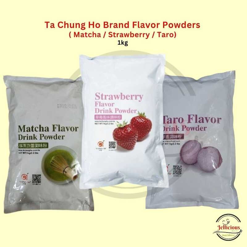 Ta Chung Ho Brand Flavor Powders 1Kg (Matcha Strawberry / Taro ...