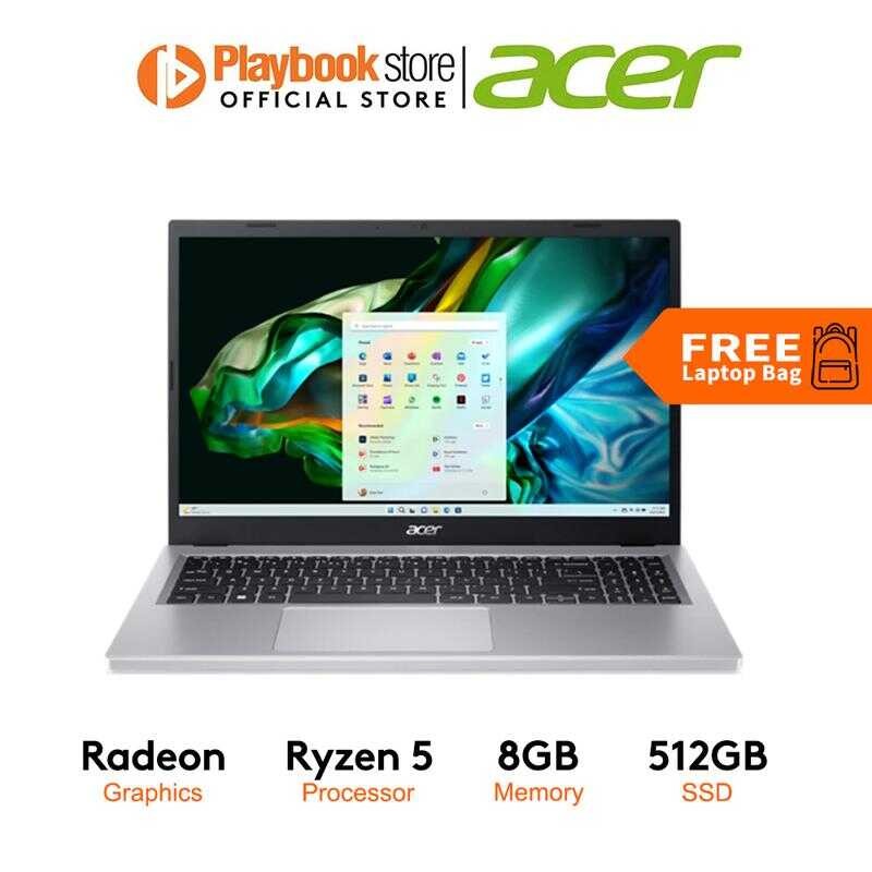 Acer Aspire 3 A315-24P-R5w0 15.6" FHD Ryzen 5 8Gb Lpddr5 512Gb SSD AMD ...
