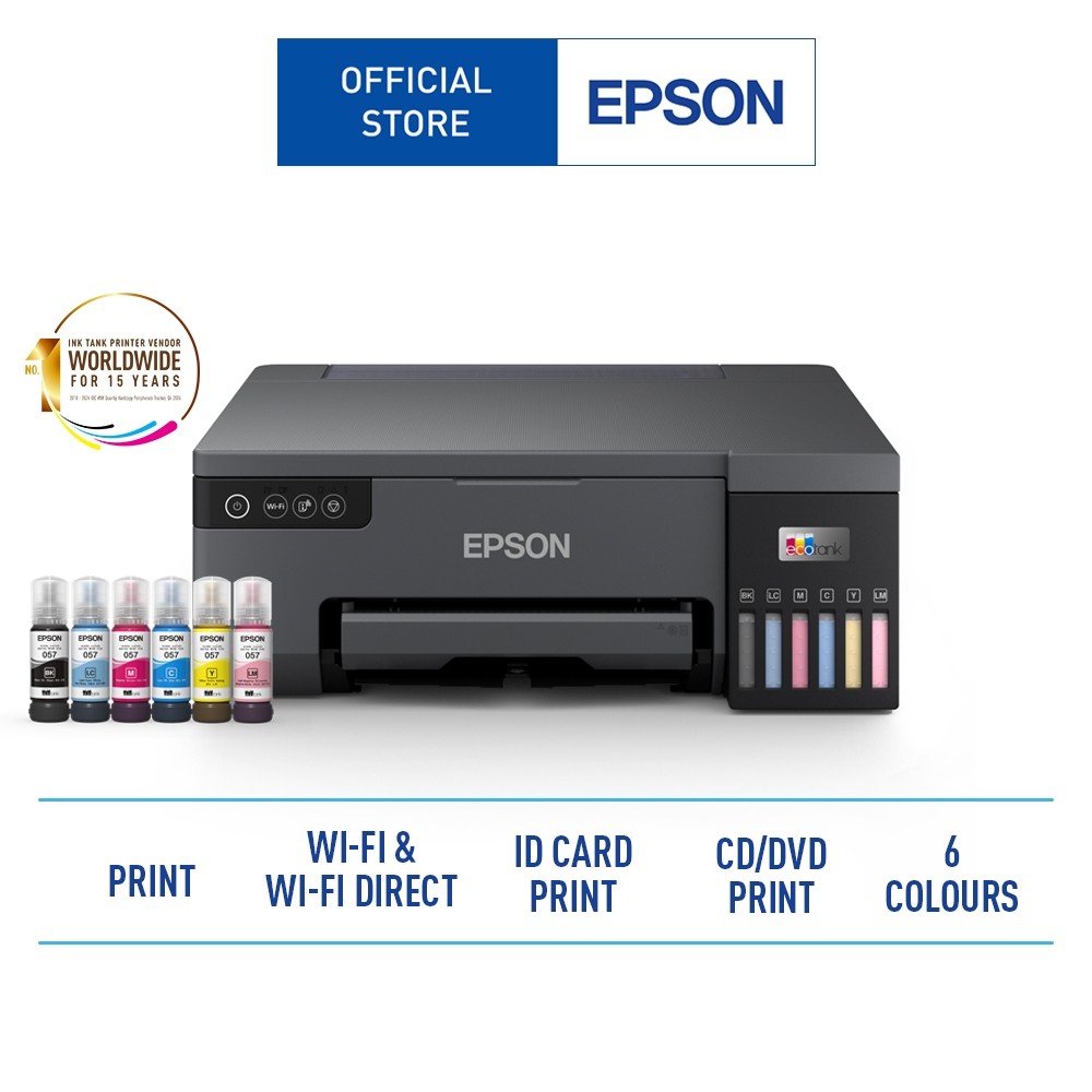 Epson EcoTank L8050 Ink Tank A4 Photo Printer (Photo/CD/DVD/ID Card Printing) | Shopee Philippines