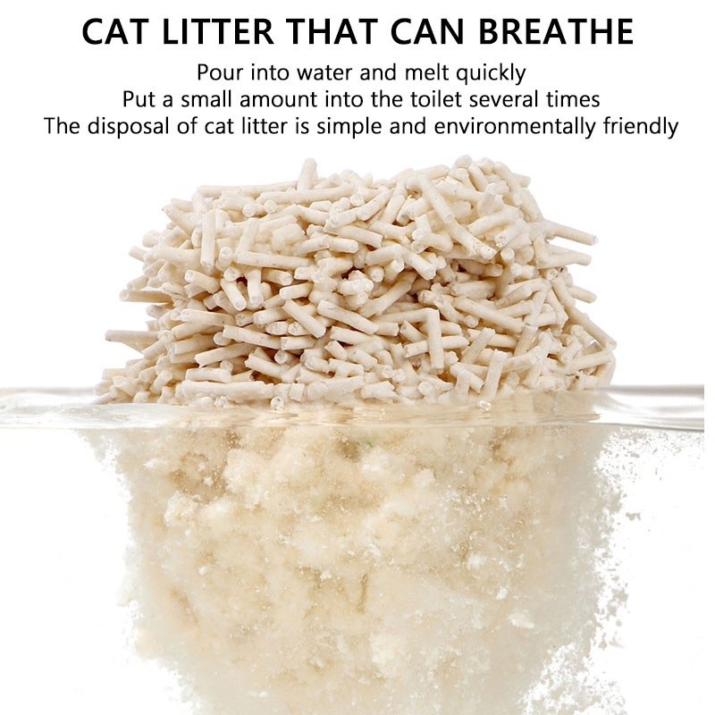 6L Cat Litter Tofu Deodorant Cat Litter Plant Based Clumping ...