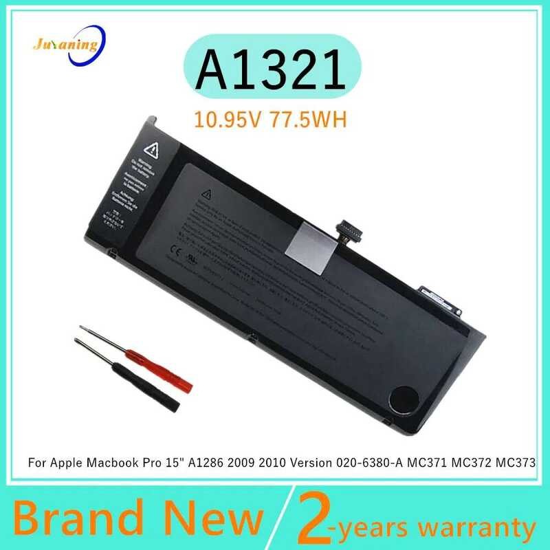 Laptop A1321 Battery For Book Pro 15" A1286 2009 2010 Version 020-6380 ...