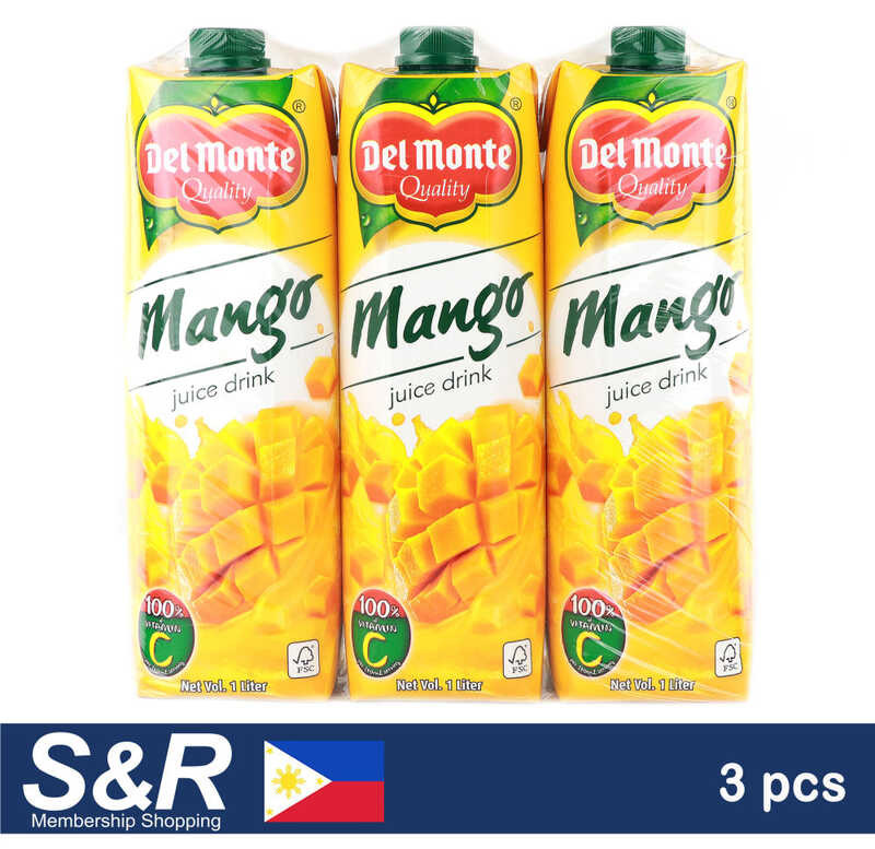 Del Monte Mango Juice Drink 3 X 1 L | Shopee Philippines