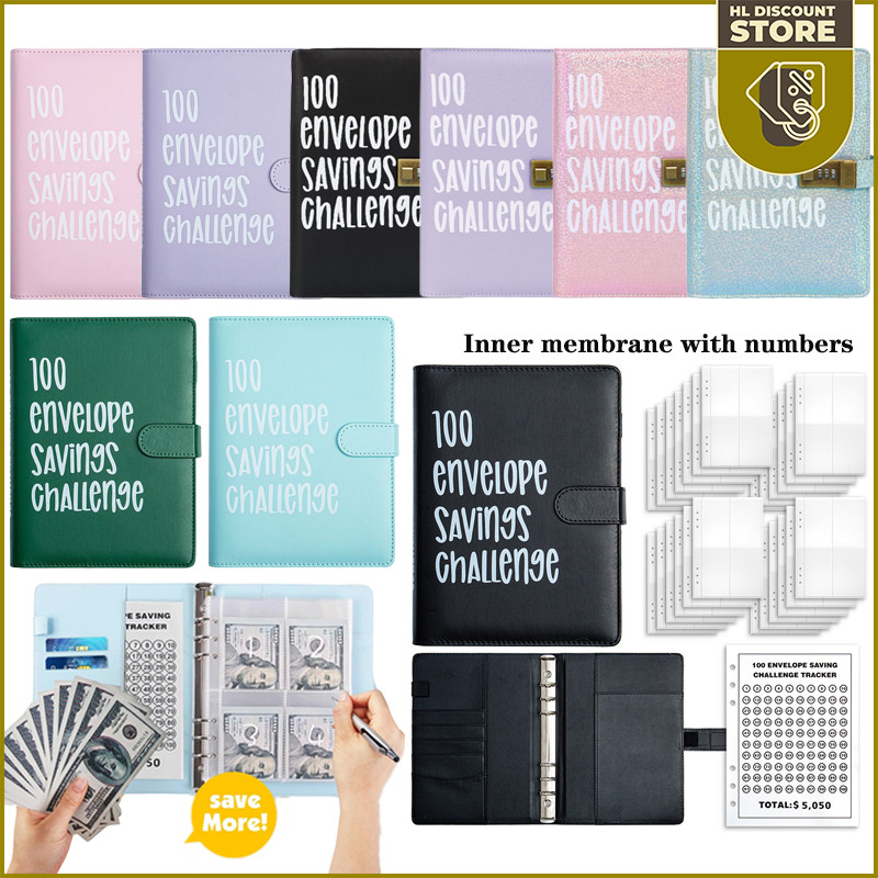 100 Envelope Savings Challenge Refill Savings Book Ipon Challenge ...