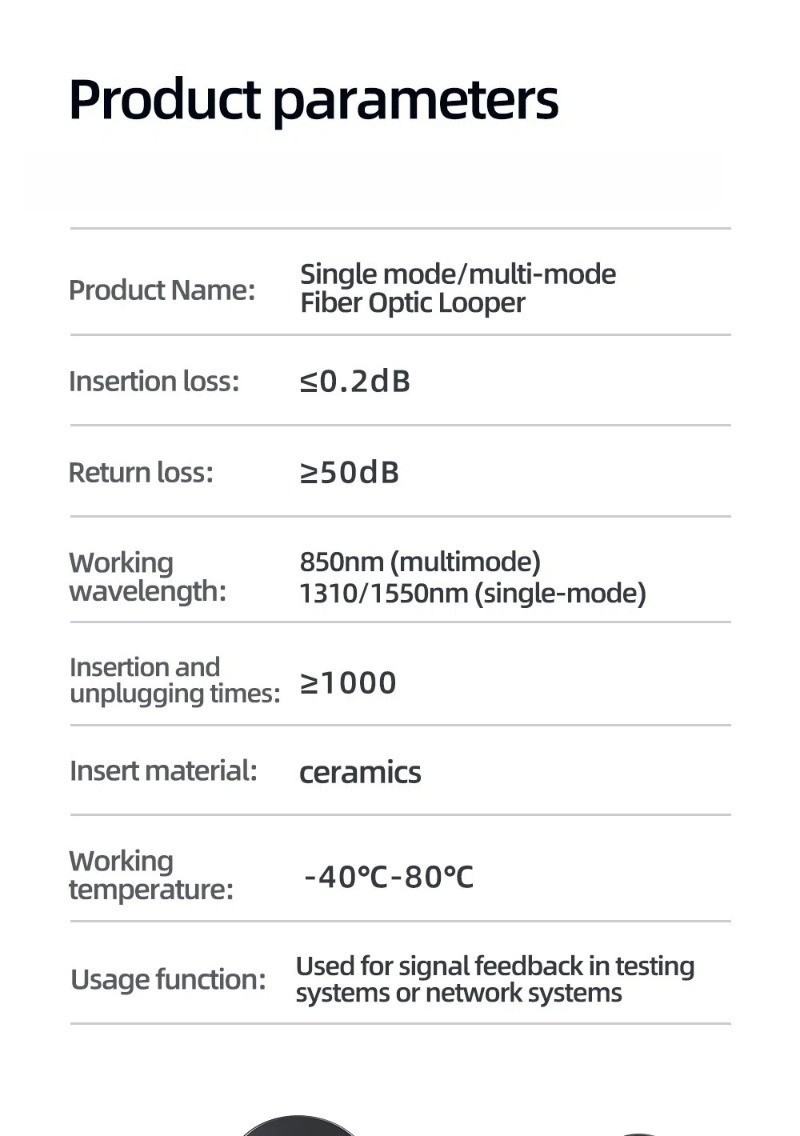 5pcs Fiber Optic Loopback High Quality Fiber Optic Loopback UPC/SC ...