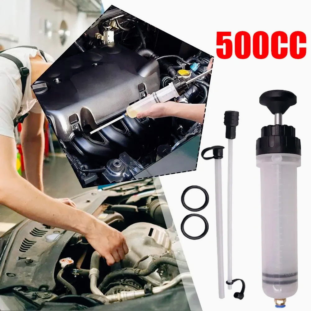200/500CC Car Oil Fluid Extractor Manual Fluid Transfer Pump Filling ...