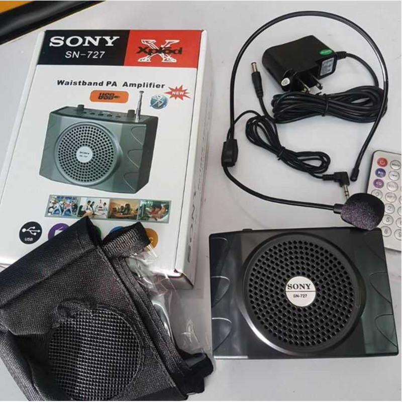 ORIGINAL Sony Lapel Voice Amplifier With Bluetooth Portable Amplified ...