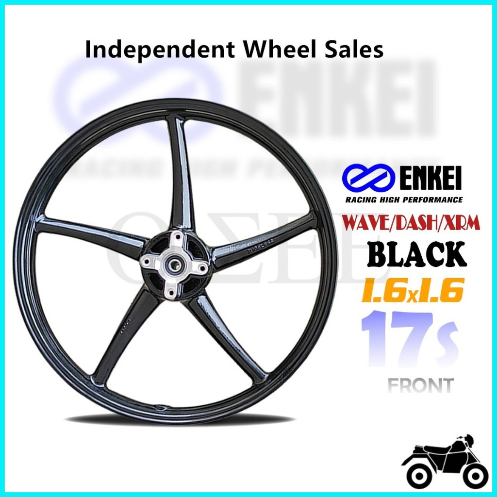ENKEI mags 522 for HONDA DASH XRM 125 FIWAVE 125 FI 1 piece of front ...
