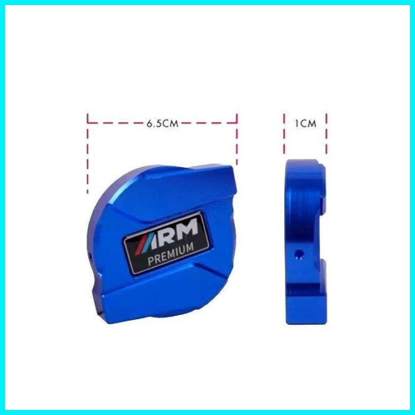 New Arm Gas Tank Cap Cover Aluminum Full CNC Arumi Universal With ...