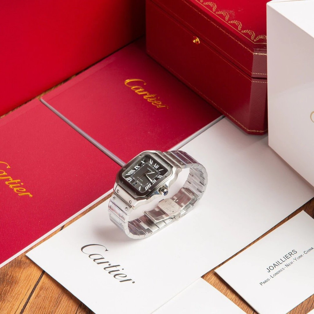 Cartier Simple Watch Original SW200 Movement Steel Watch Wrist Watch ...