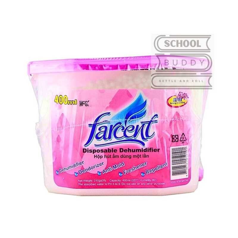 Original Farcent Disposable Dehumidifier - Rose (400Ml Each) Anti Mold ...