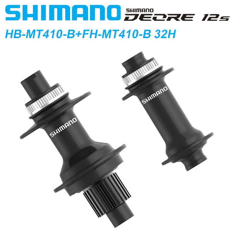 SHIMANO DEORE Front Hub Hb-Mt410-B Para Sa CENTER LOCK - Disk Brake 110X15 MM E-Thru Axle ...