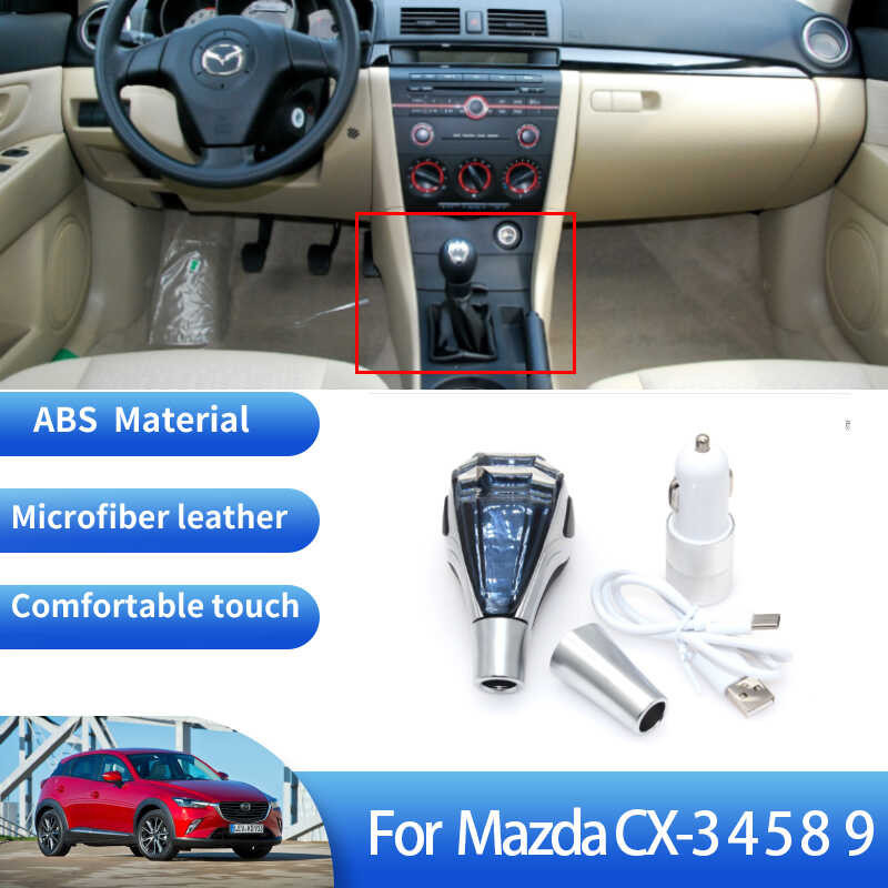 Para Sa CX 3 4 5 8 9 DK KF KG TB Mazda Cx3 Cx4 Cx5 Cx8 Cx9 Crysta Shifter Modified LED Automatic ...