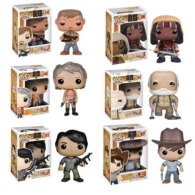 POP Φ FUNKO Ang Walking Dead Series Merle Dixon Michonne Carol Peletier ...