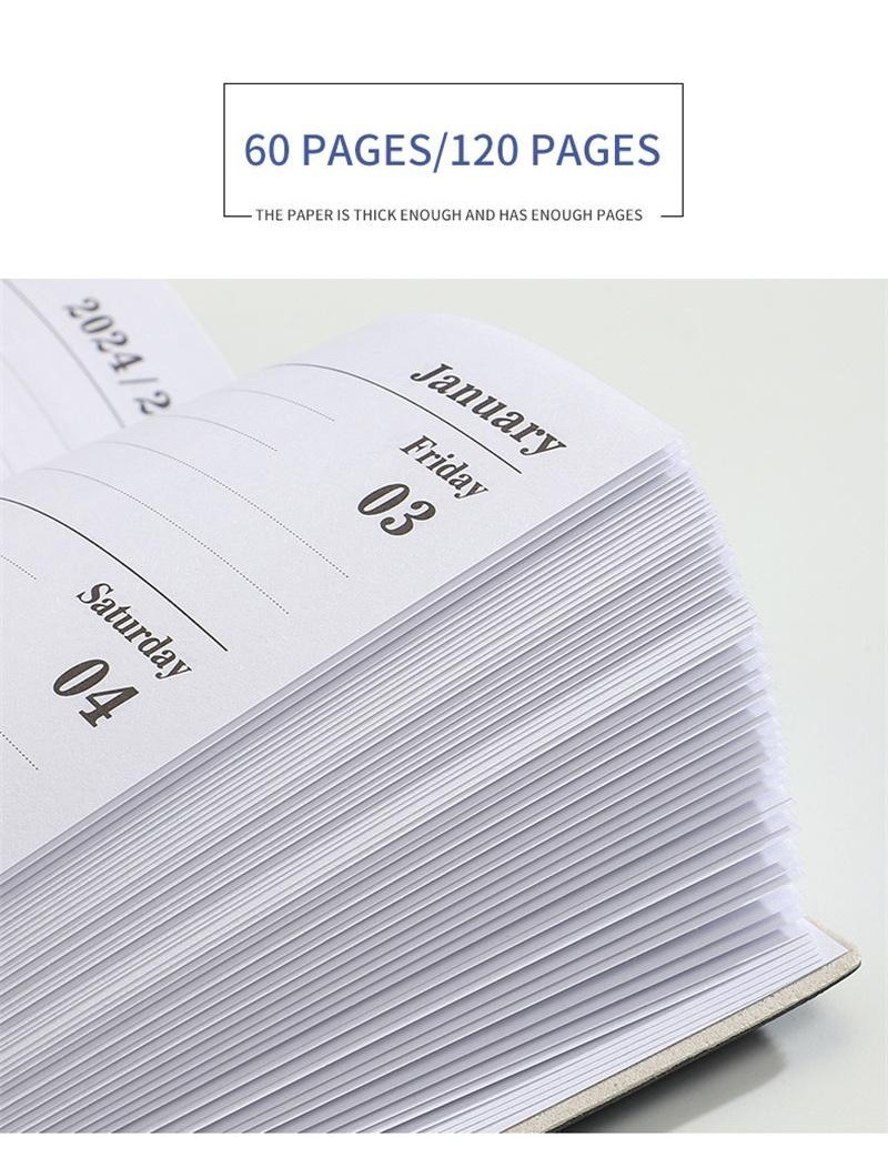 Ossayi Portable 2025 Daily Weekly Planners A7 Schedule Notebooks ...