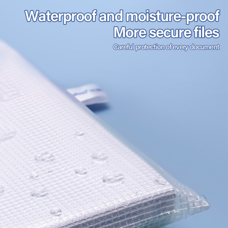 Plastic Envelopes Zipper Envelope Document Storage Pouch Bag Holder ...