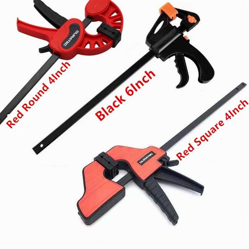 Wood Working 4-6Inch F Clamp Quick Ratchet Clip Heavy Duty Woodworking ...