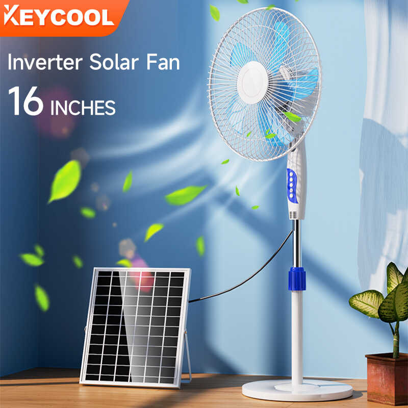Inverter Keycool Rechargeable Electricfan Electric 16 Inch Fan Solar ...