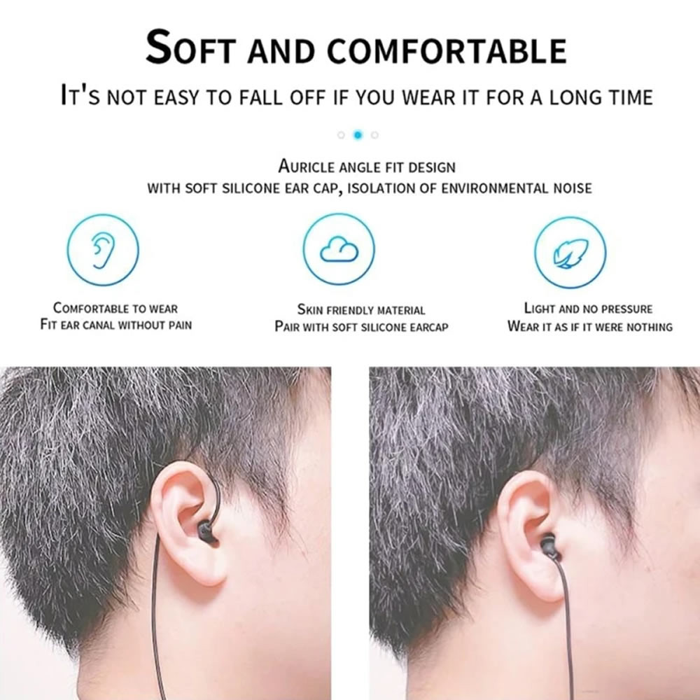 3.5mm Single Side Earbud Headsets With Mic Type C Connector Wired ...