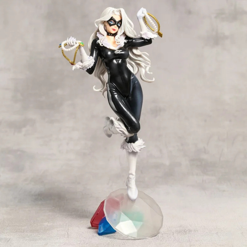 Legends Anime Avengers Beautiful Girl Black Cat Statue Limited Edition ...