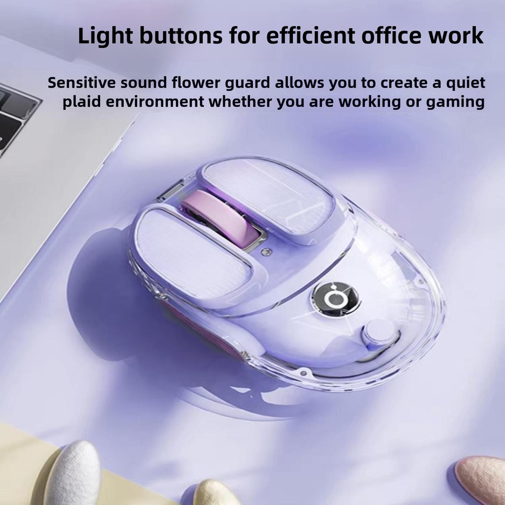 Pioneer Q9 Small Potatoes Transparent Wireless Mouse Bluetooth Dual ...