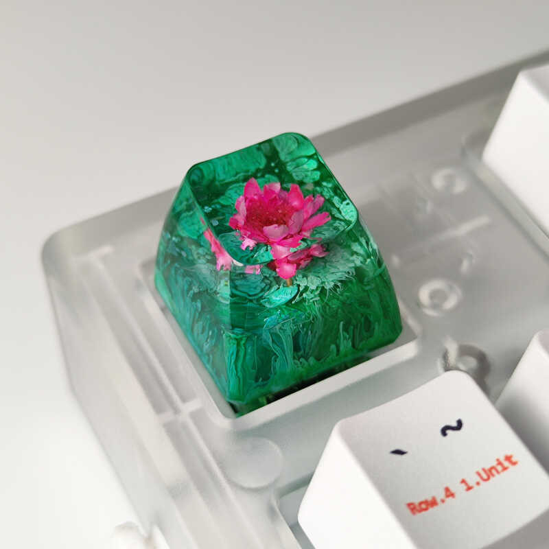 ZXH Nical Keyboard DIY Custom Resin Keycaps Resin Artisan Keycaps ...