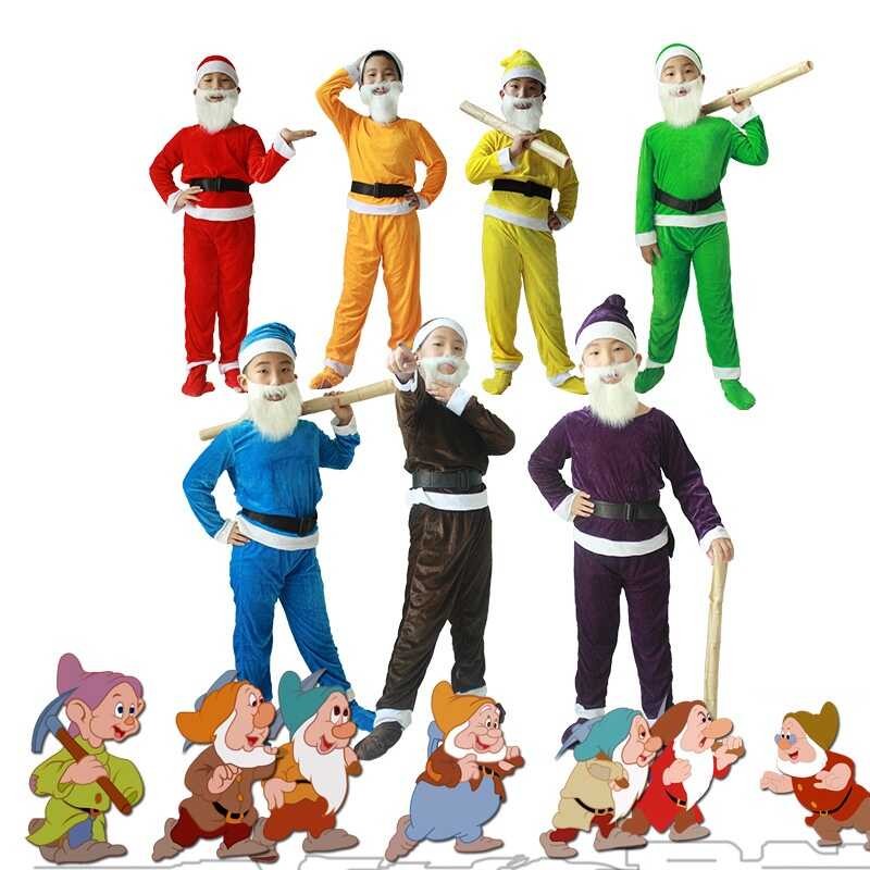 HF Halloween Seven Adult Childrens Dance Lesson Play Dwarfs Performance ...