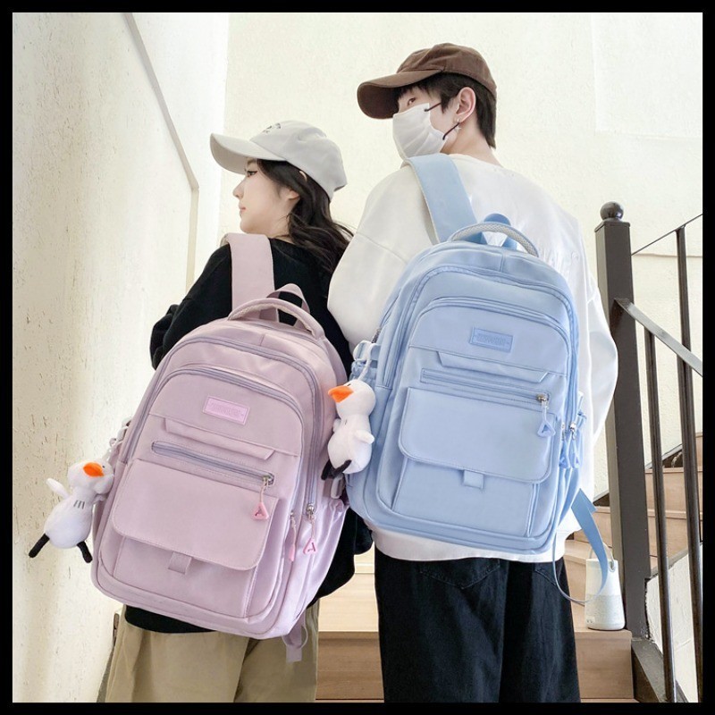 IELGY Nylon Backpack Waterproof Women Large Capacity School Bag ...