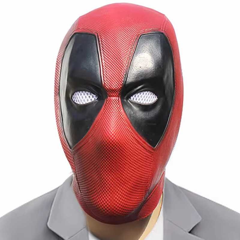 ZXH Deadpool Cosplay Mask Wade Winston Wilson Latex Soft Movie Funny ...