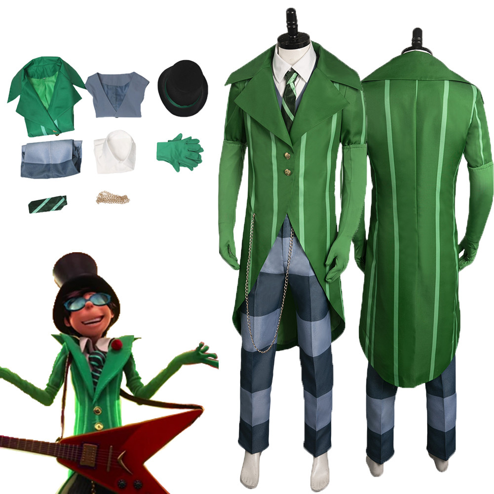 キ Movie Dr. Seuss' Cos The Lorax Villain Onceler Cosplay Costume Green ...