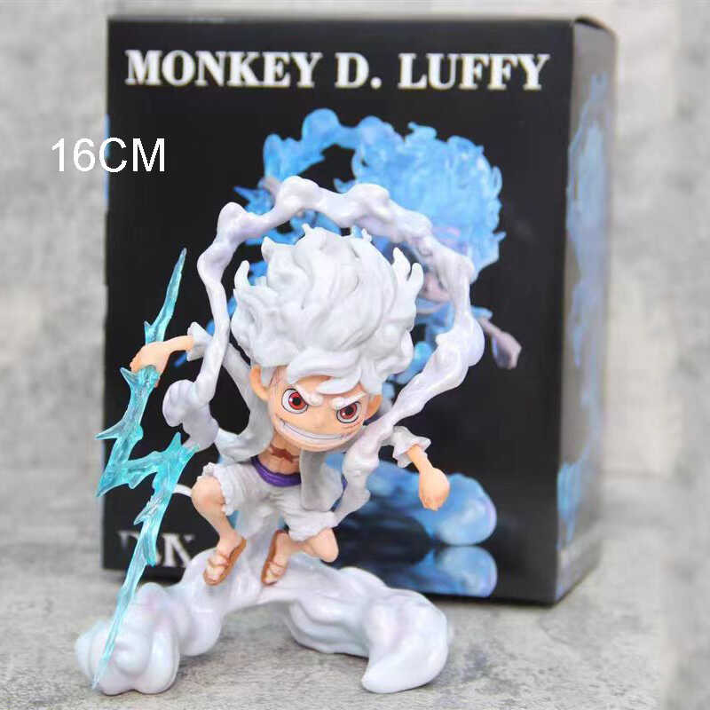 Tt Tt Tt Tt 16Cm One Piece Anime SD Fruit Awakening Luffy Nika Figure ...