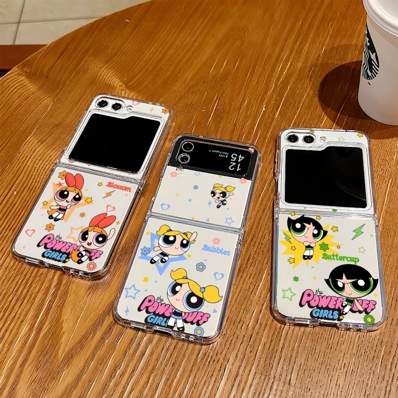 Lovely Powerpuff Girls Blossom Bubble Buttercup Hard Transparent Case ...