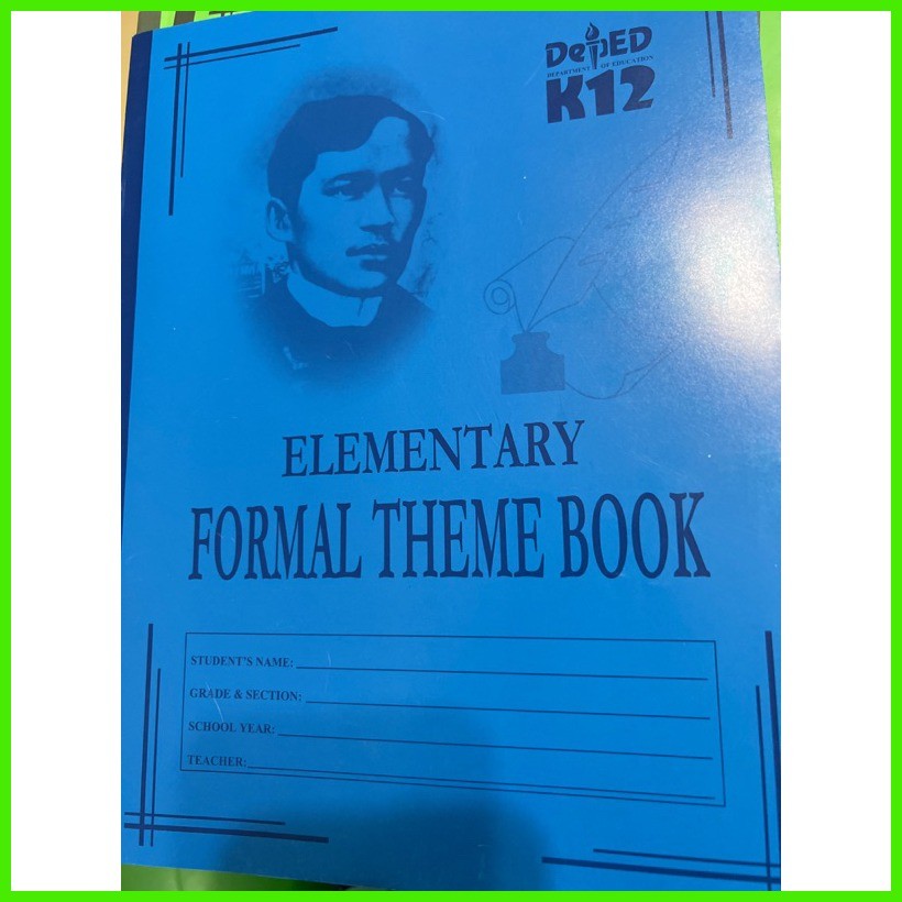 FORMAL THEME BOOK Elementary | High School | Shopee Philippines