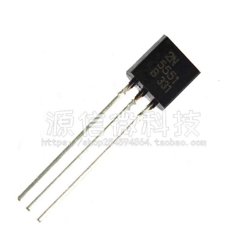 2N5551 0.6A/160V NPN Low Power Transistor TO92 Electronic Component ...