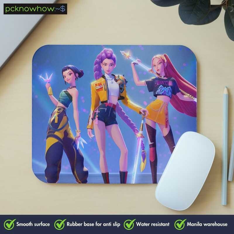 Pcknowhow Huntrex Kpop Demon Hunter Mouse Gaming Desk Pad Mousepad ...