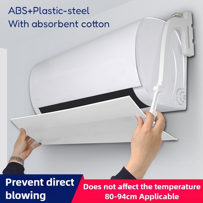 90/100CM Anti-Direct Blowing Aircon Deflector Plastic Steel Retractable ...