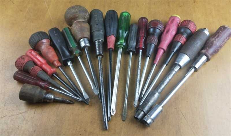 Japanese Second Hand Screwdriver Flathead Phillips Socket Wrench ...