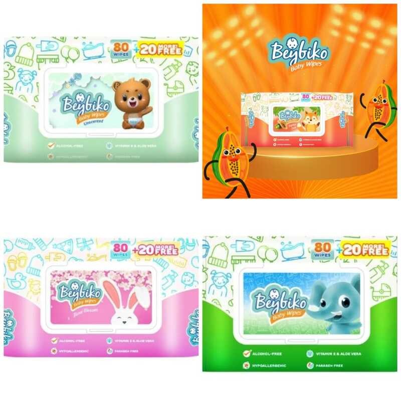 Beybiko Baby Wipes 80 + 20 Sheets 3 | Shopee Philippines