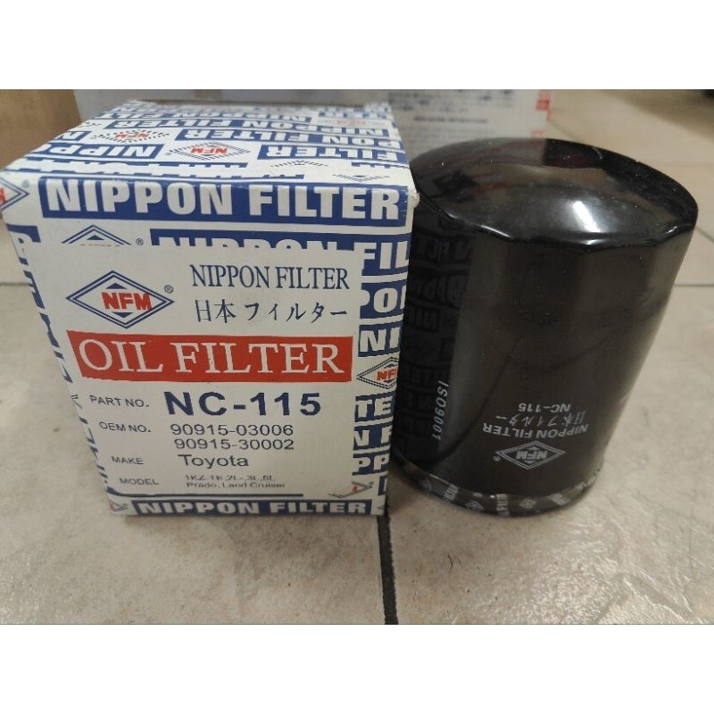 OIL FILTER TOYOTA HIACE 3L, 2L, 5L, 1KZ, 1KZTE, 1HZ, 11B, 14B, PRADO ...