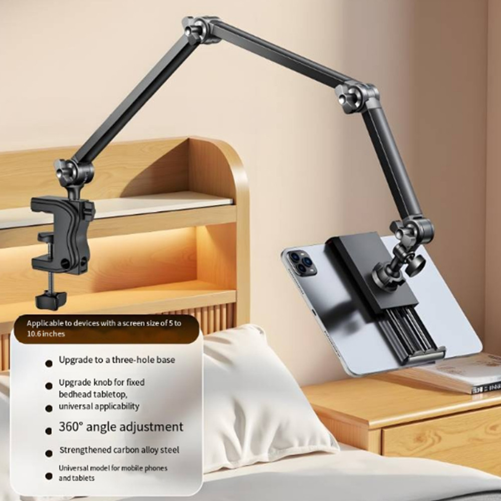 Live Lazy Cell Phone Holder for Tablet PC Bed Desktop Folding ...