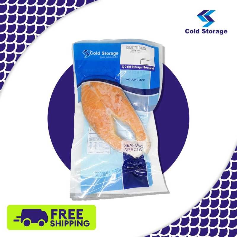 Cold Storage Norwegian Salmon Steak Cut 500G | Shopee Philippines