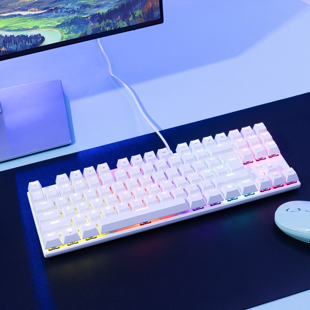 Deli Vusign Wired Mechanical Keyboard 87 Keys Gaming Keyboard | Shopee ...