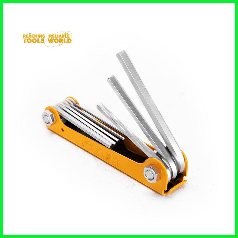 ♈ ┻ DINGQI Folding Allen Hex Key 8-in-1 Heavy Duty Portable Wrench Set ...