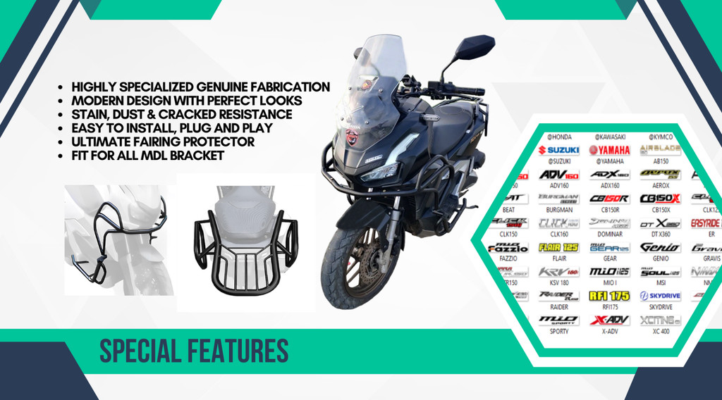 YAMAHA NMAX TECHMAX 155 ( V3 ) - HEAVY DUTY TOP & SIDE BOX BRACKET ...