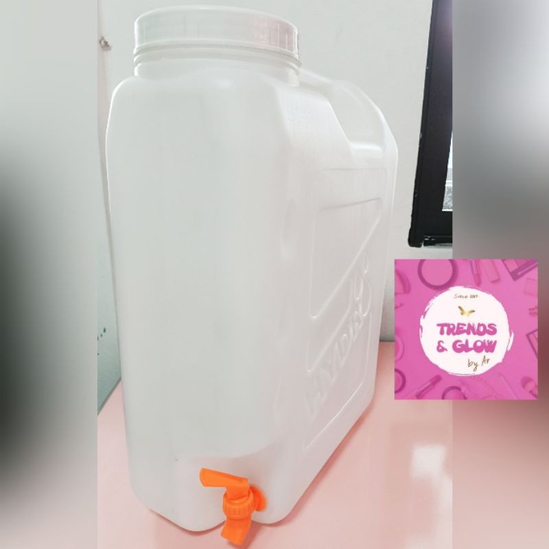 PURE WHITE Trends Aesthetic WATER GALLON CONTAINER | Shopee Philippines