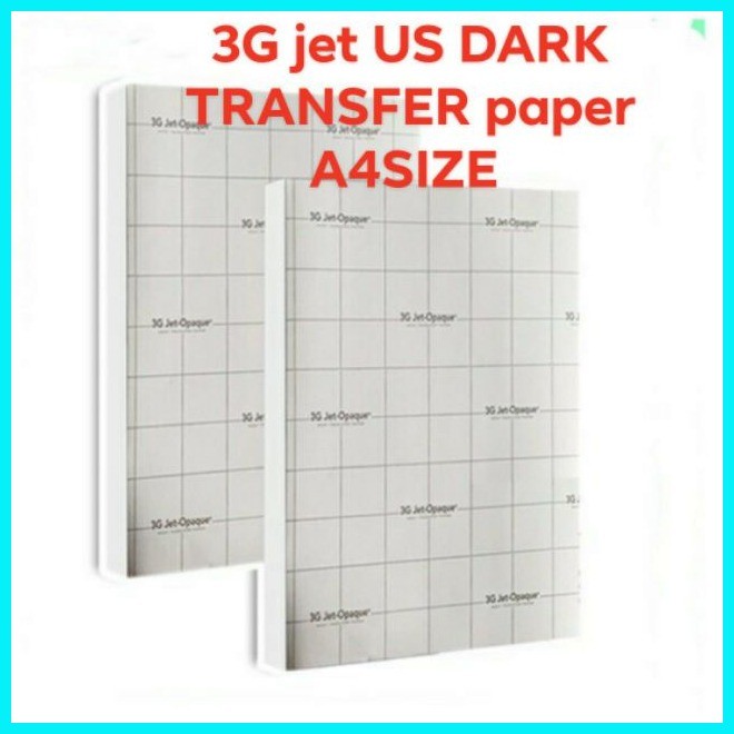 3G jet US DARK TRANSFER PAPER A4SIZE 10pcs/pack | Shopee Philippines
