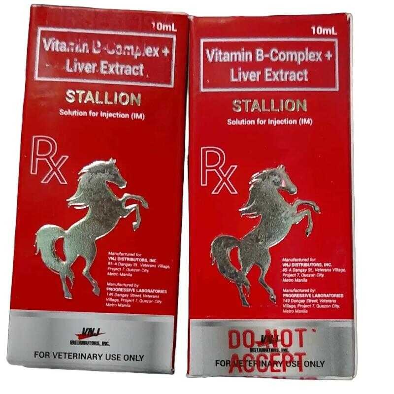 STALLION VITAMIN B-Complex + LIVER EXTRACT 10Ml | Shopee Philippines
