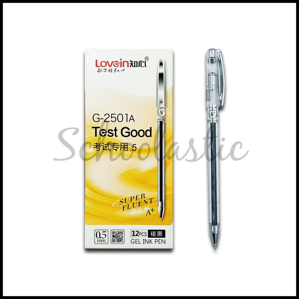 G-2501A "Test Good" Gel Pen (12pcs/box) | Shopee Philippines